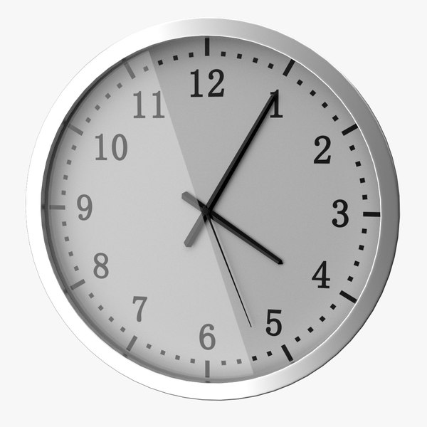 Wall Clock Blender Models for Download | TurboSquid