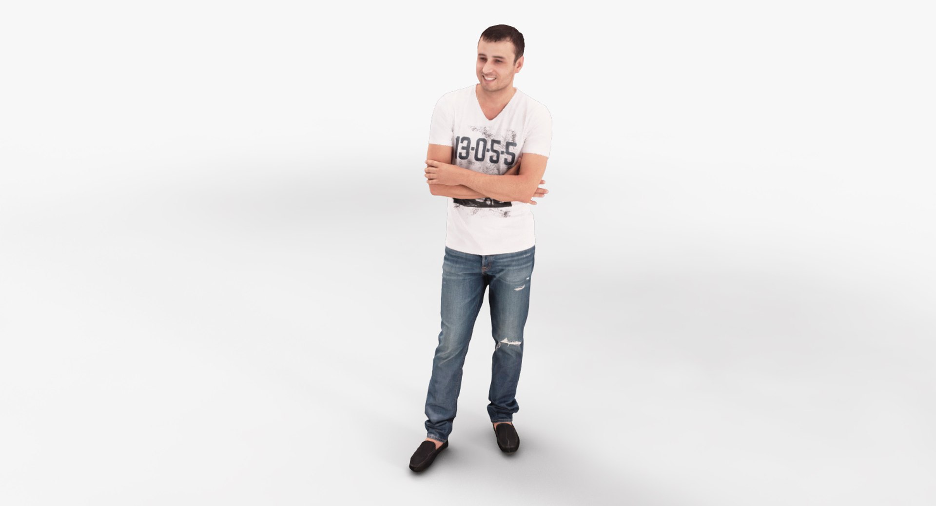 man male character 3d model