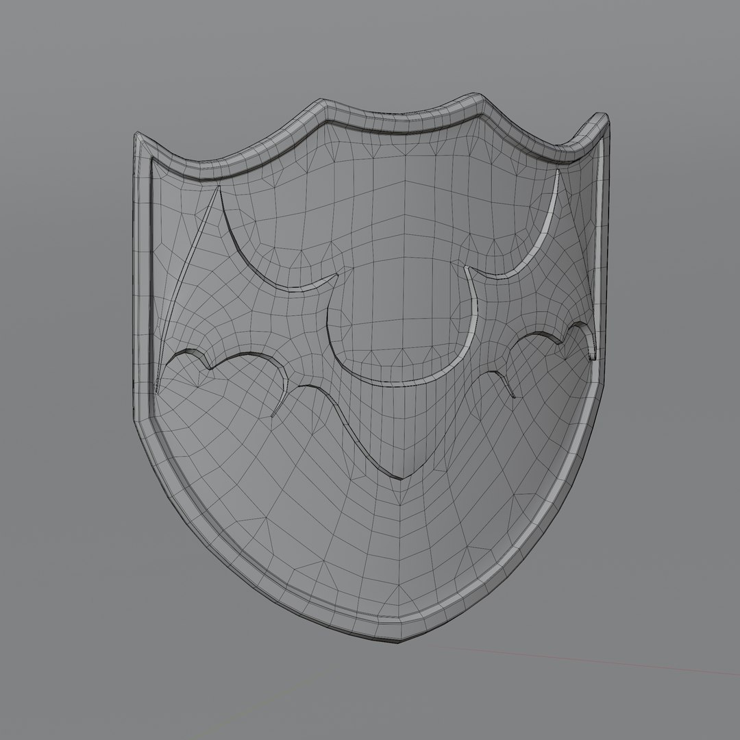 Bat Shield 3D - TurboSquid 1977244