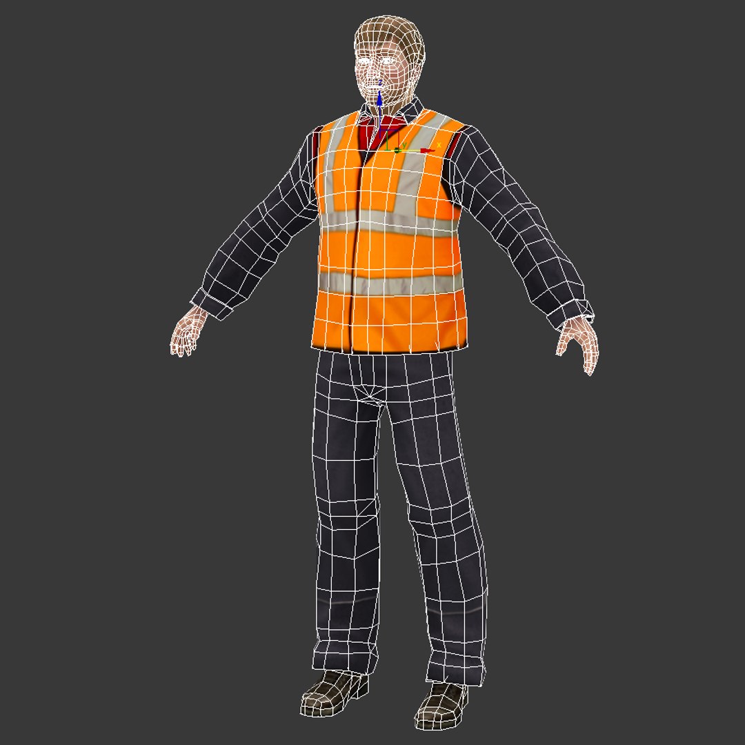 Workers Rig Animation 3d Max