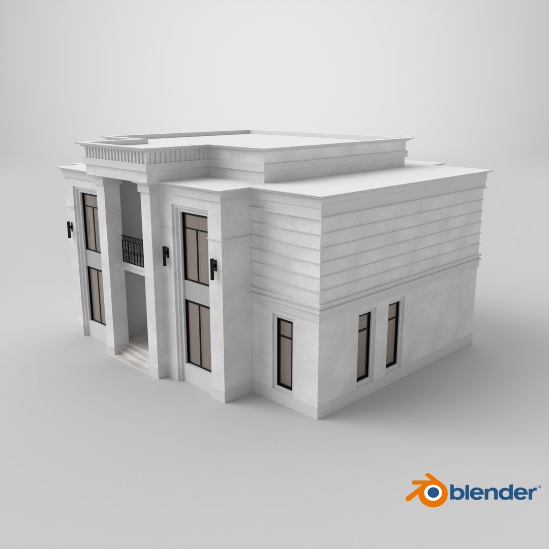 Classic Building 02 3D Model - TurboSquid 2253661