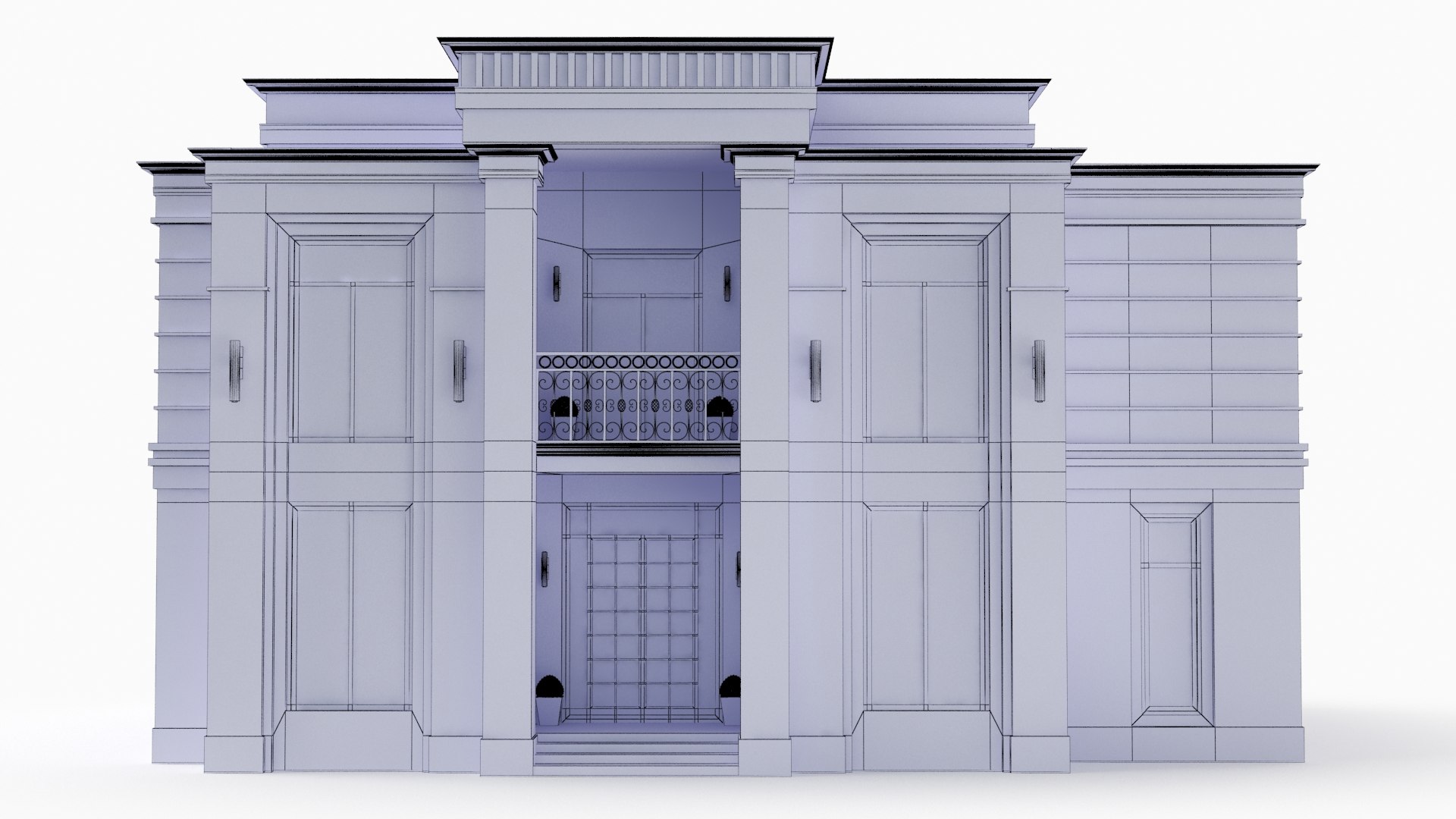 Classic Building 02 3D Model - TurboSquid 2253661