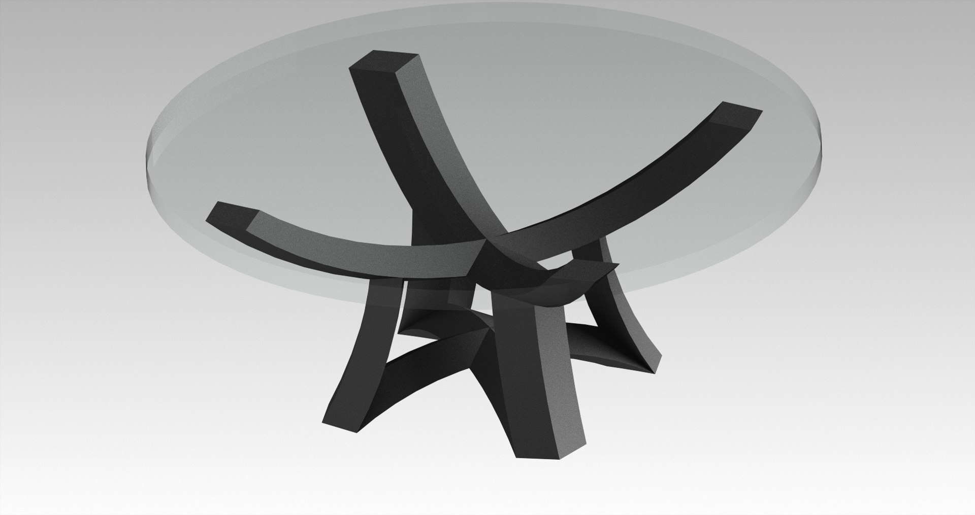 3D Underframe Table Model - TurboSquid 1464747