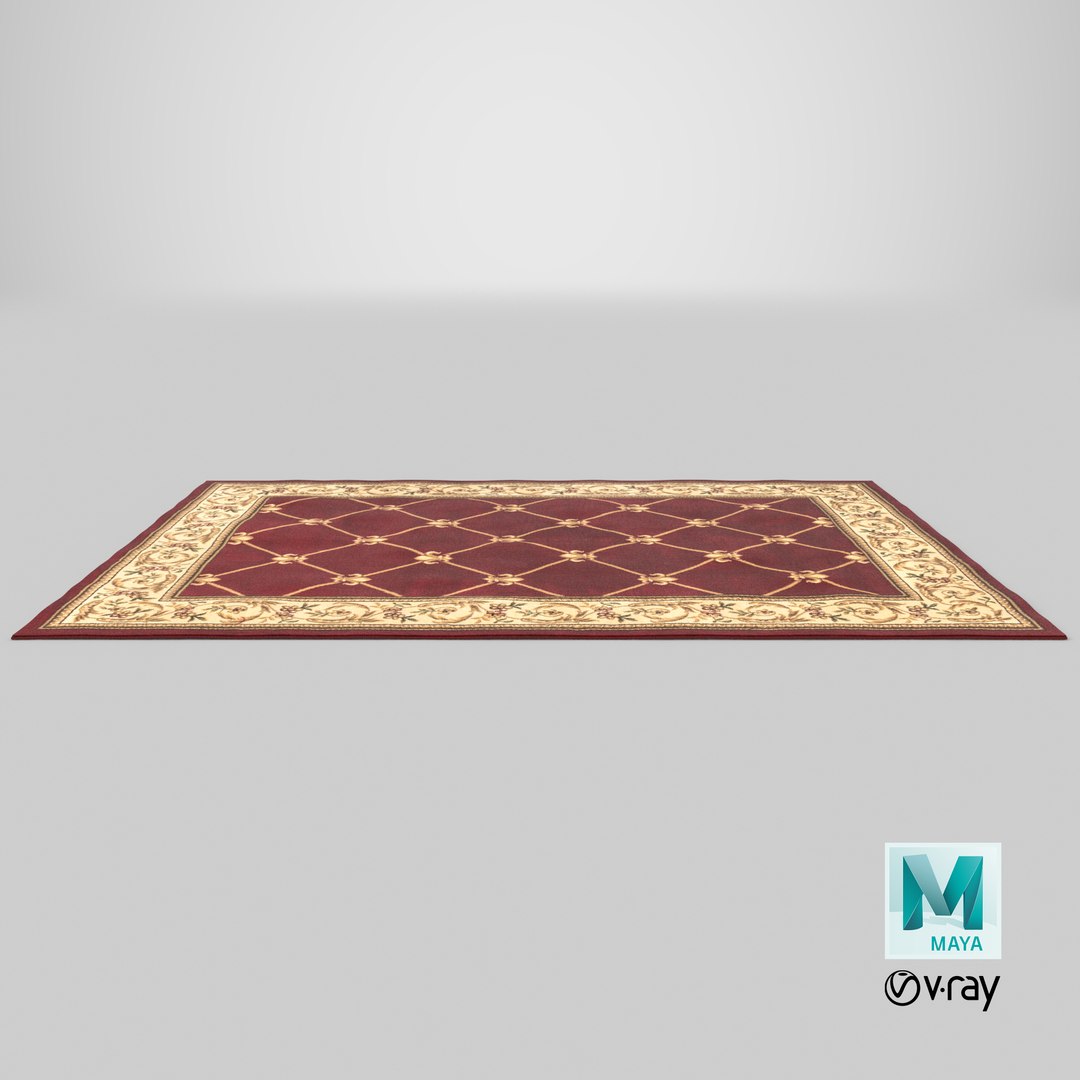 Classical-area-rug model - TurboSquid 1290090