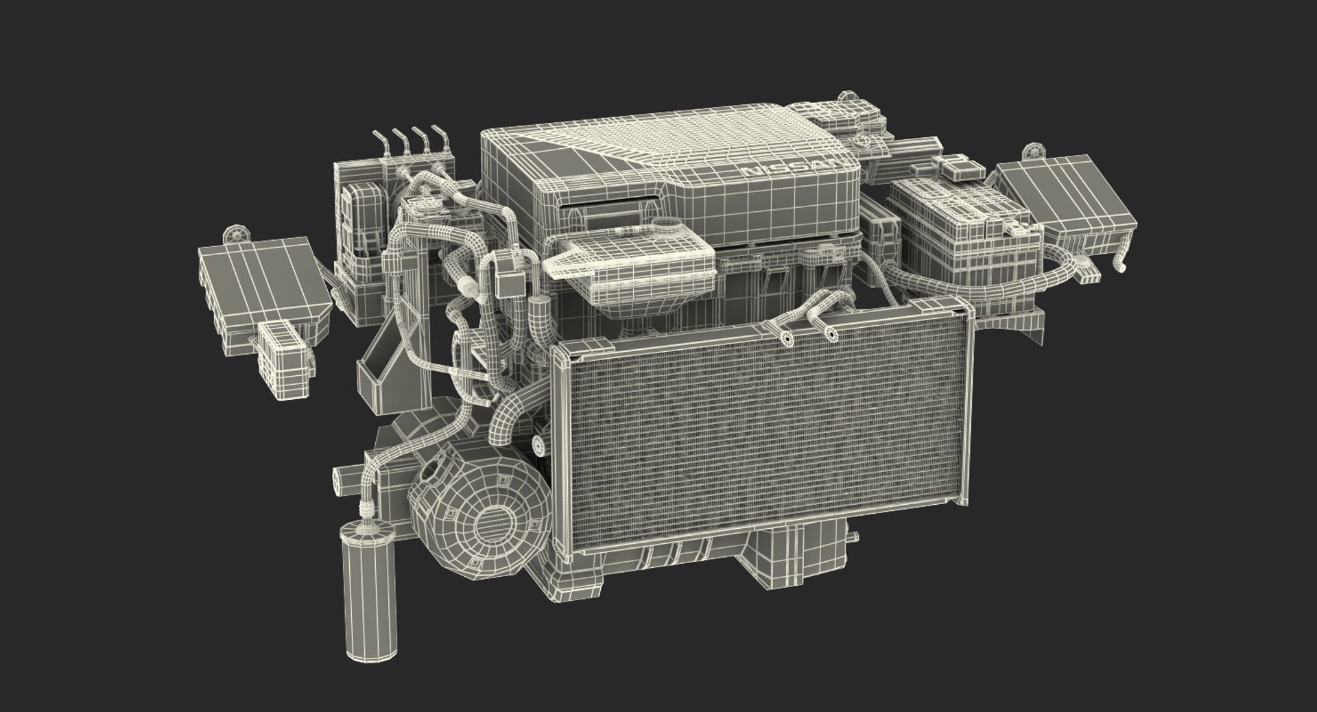 Nissan Leaf Engine 3D Model - TurboSquid 1427326