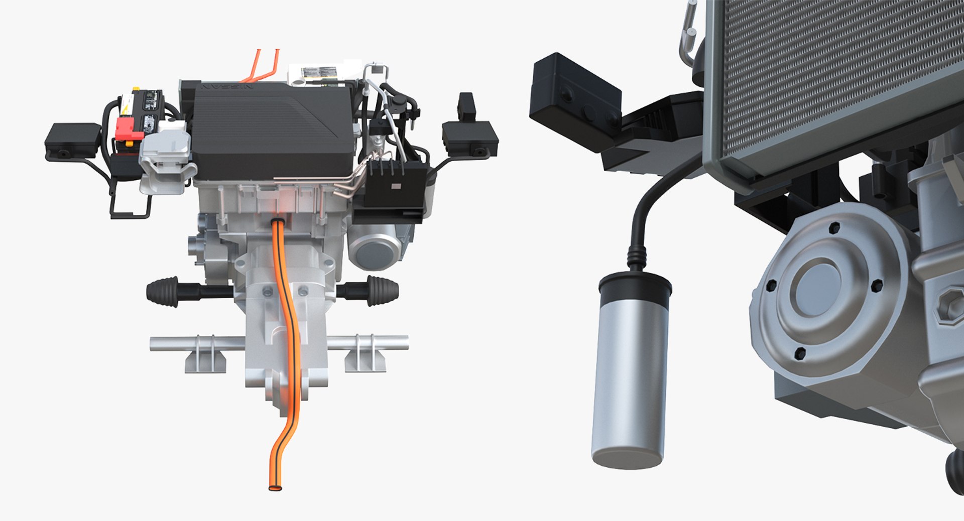 Nissan Leaf Engine 3D Model - TurboSquid 1427326