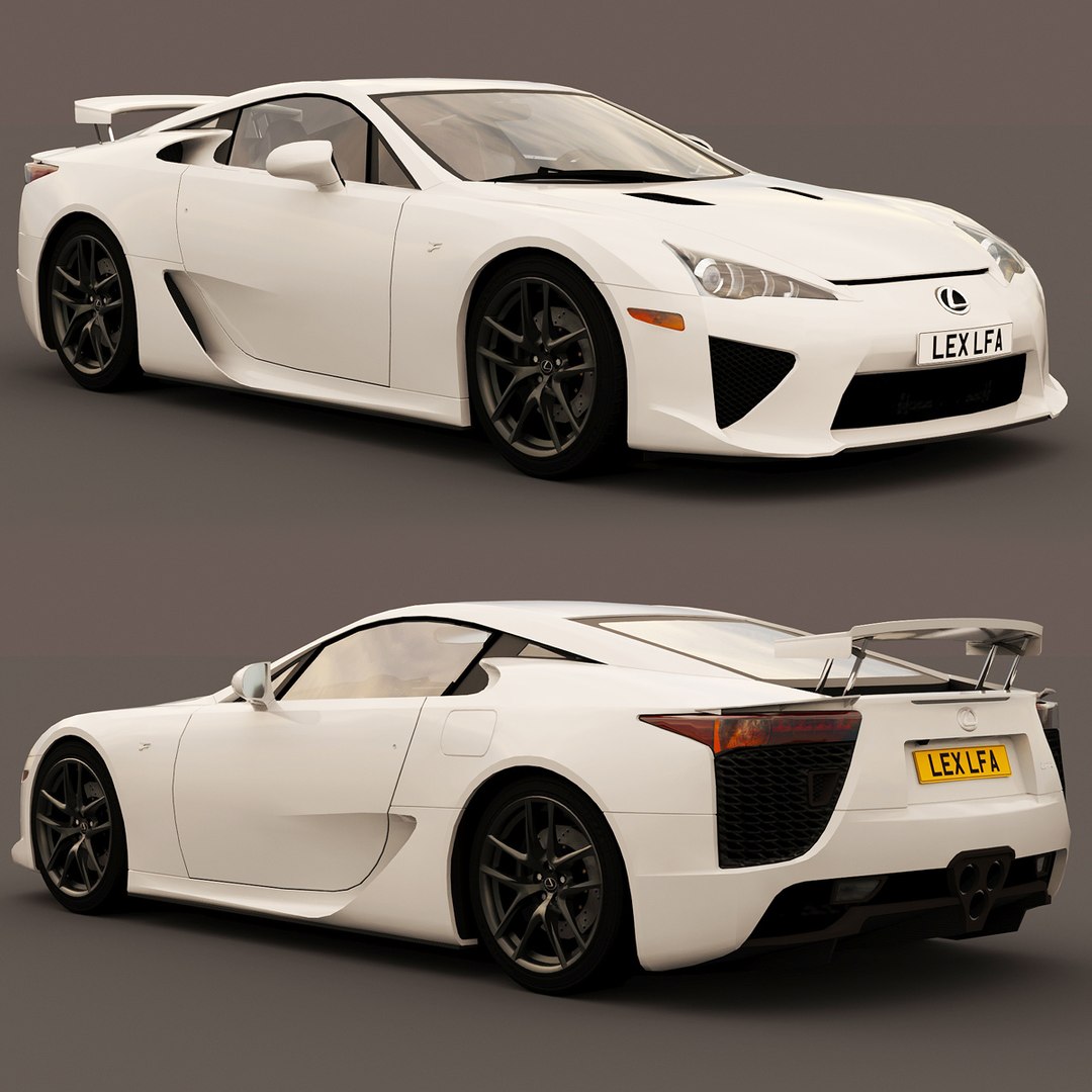 Lexus Lfa 2010 3D - TurboSquid 2107726