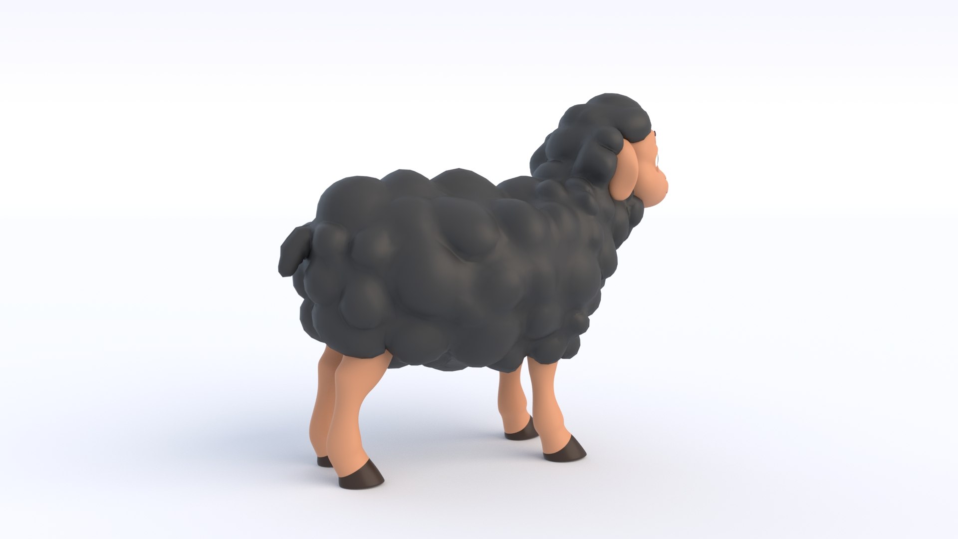 3D Cartoon Sheep Model - TurboSquid 2423977