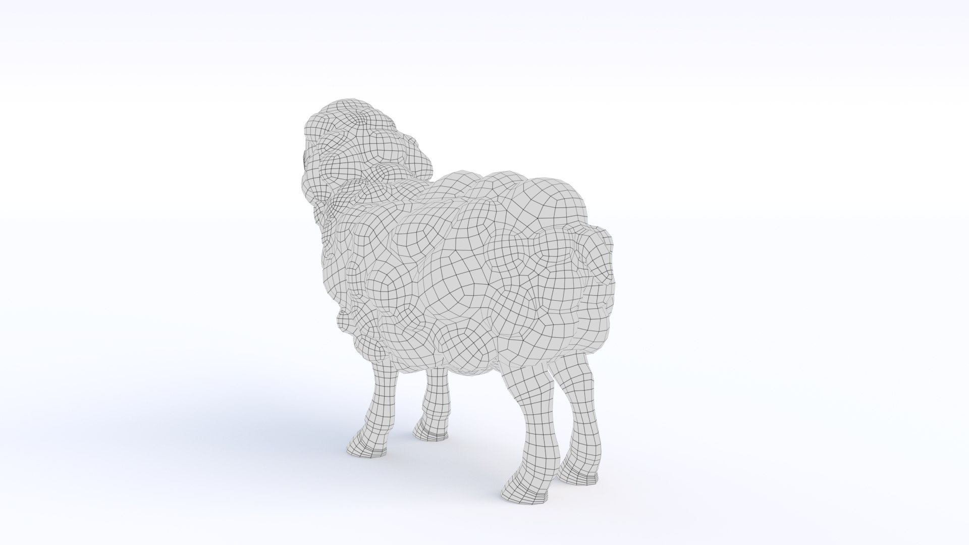 3D Cartoon Sheep Model - TurboSquid 2423977