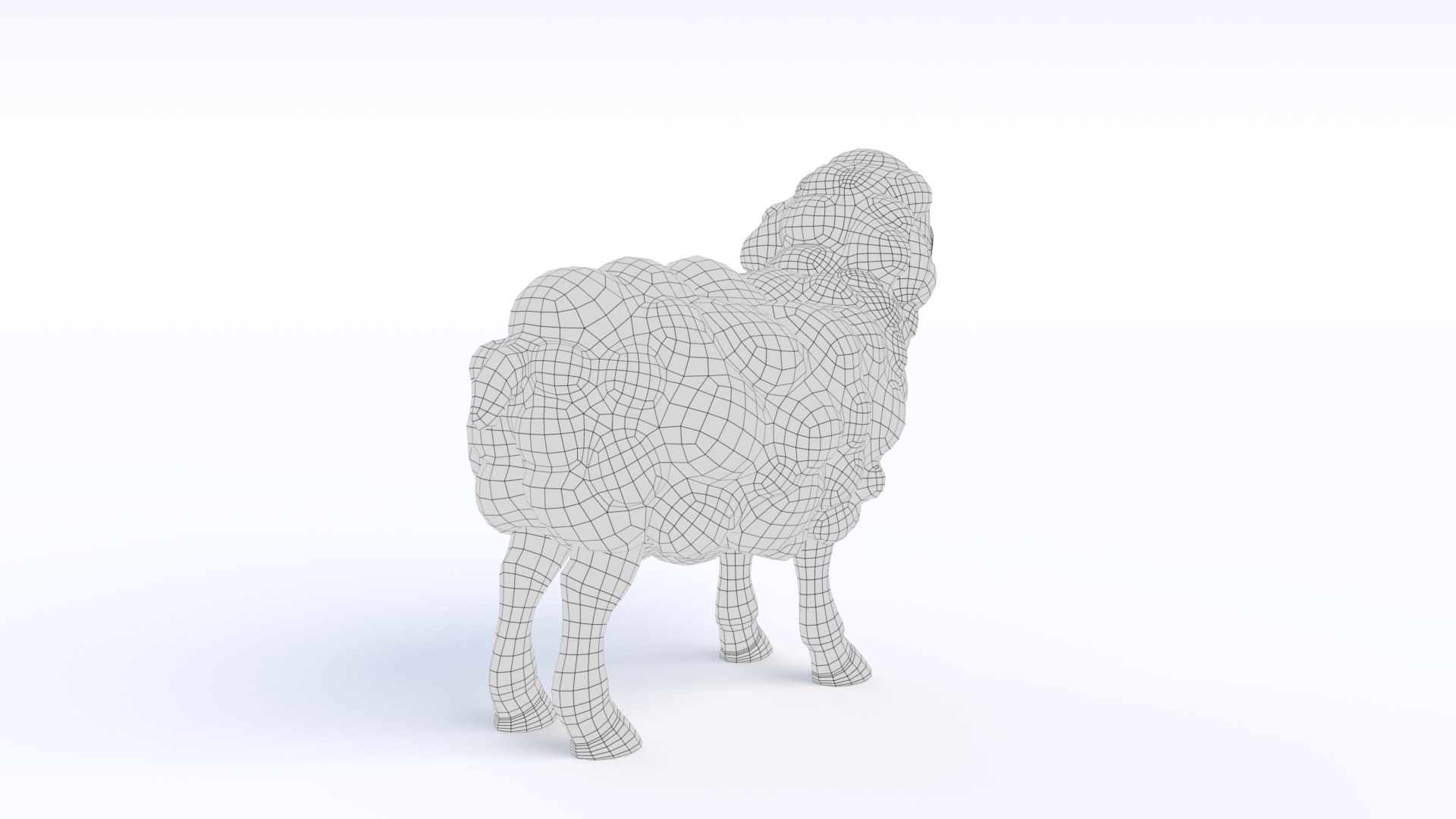 3D Cartoon Sheep Model - TurboSquid 2423977