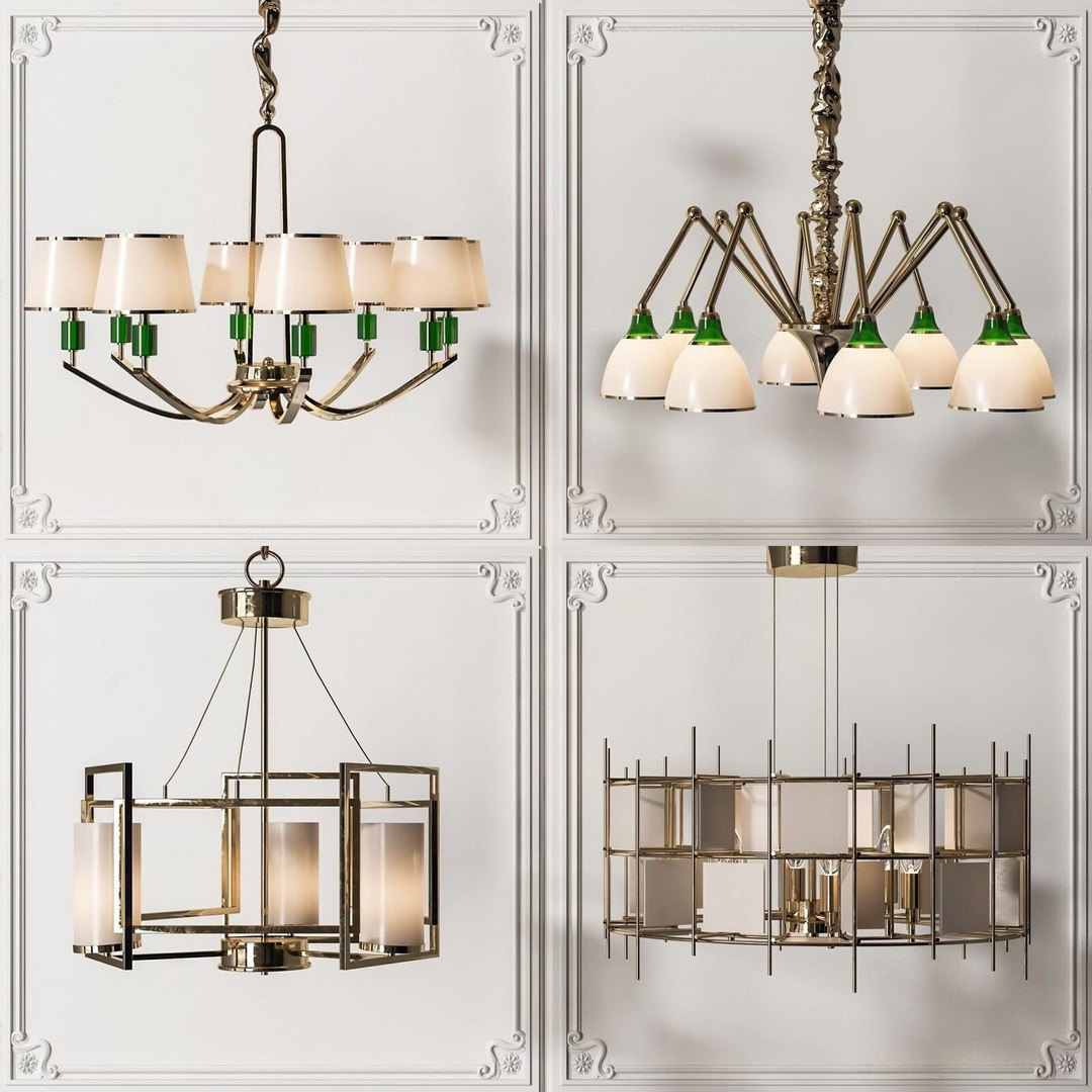 Modern decorative chandelier model model - TurboSquid 2057323