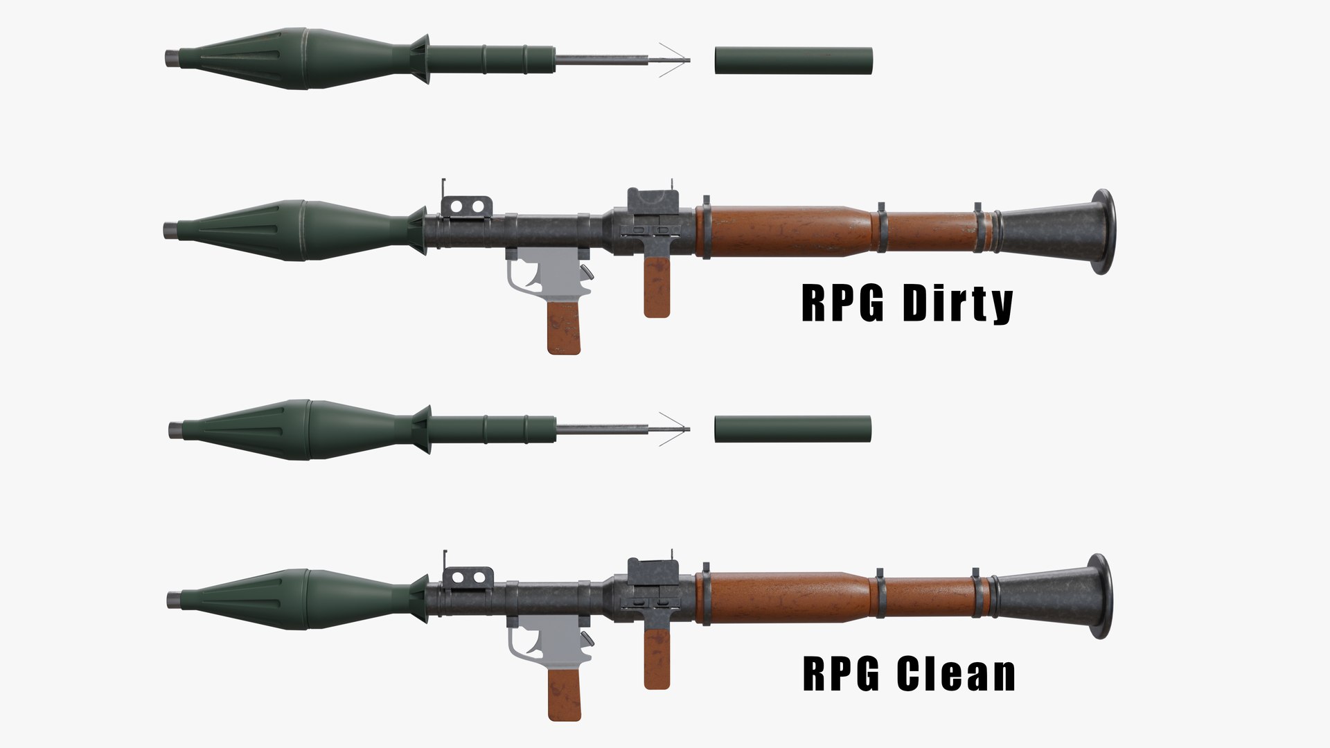 3D RPG-7 Launcher - TurboSquid 2396046