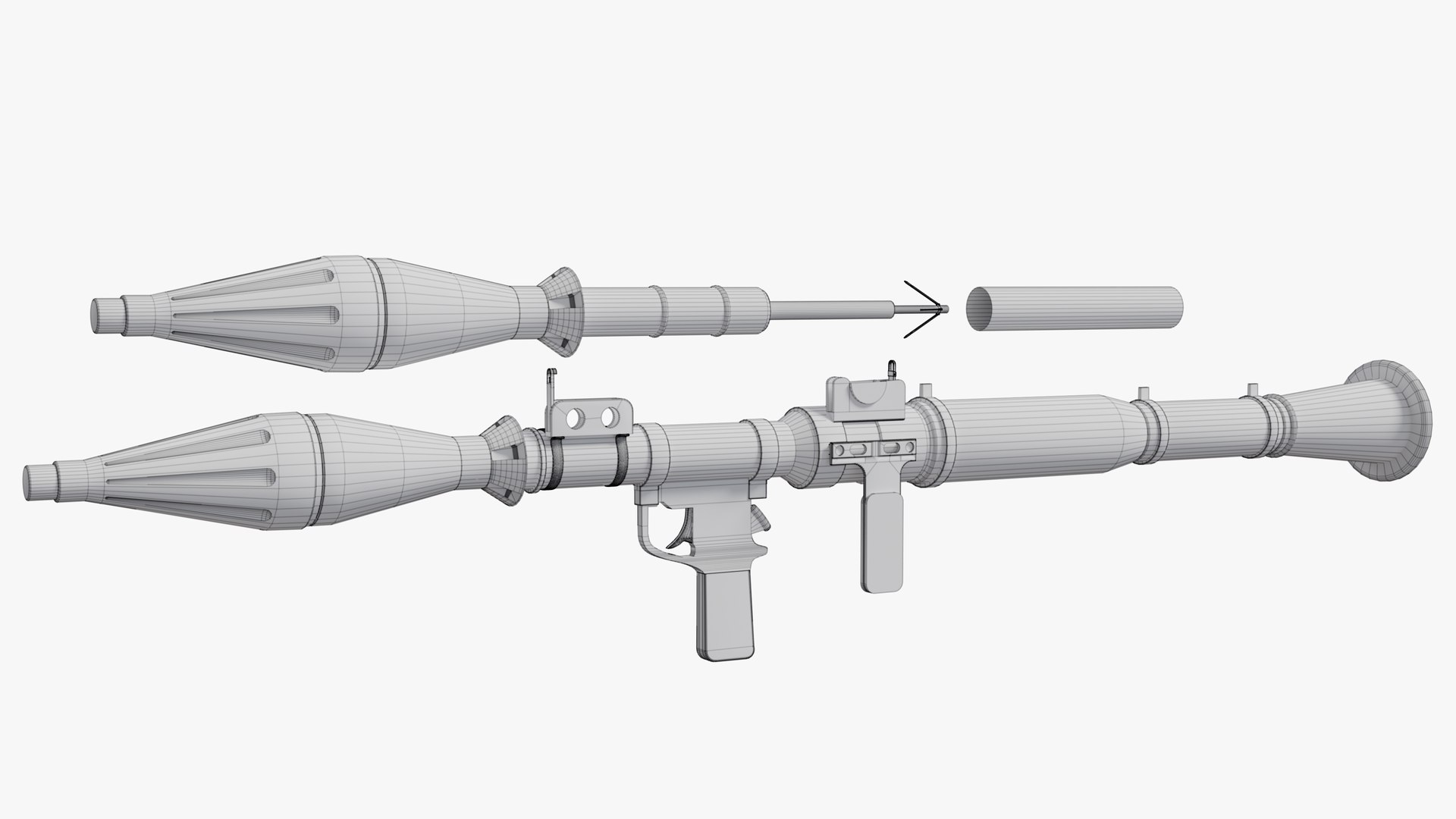 3D RPG-7 Launcher - TurboSquid 2396046