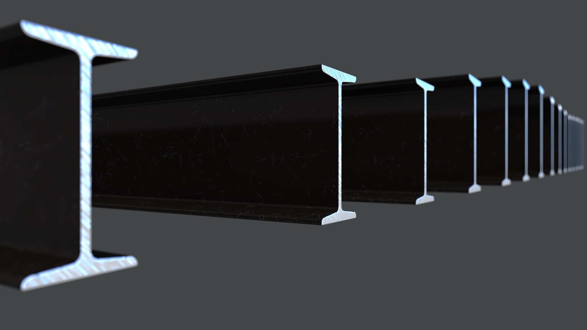 3D Model Steelbeans IPN Standart 10365 - TurboSquid 2211721