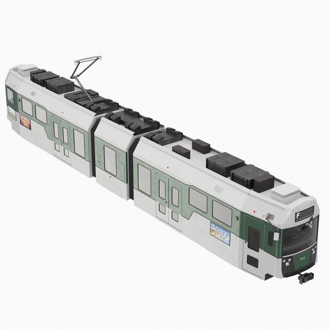 Boston New Green Line T Train 3D Model - TurboSquid 1968061