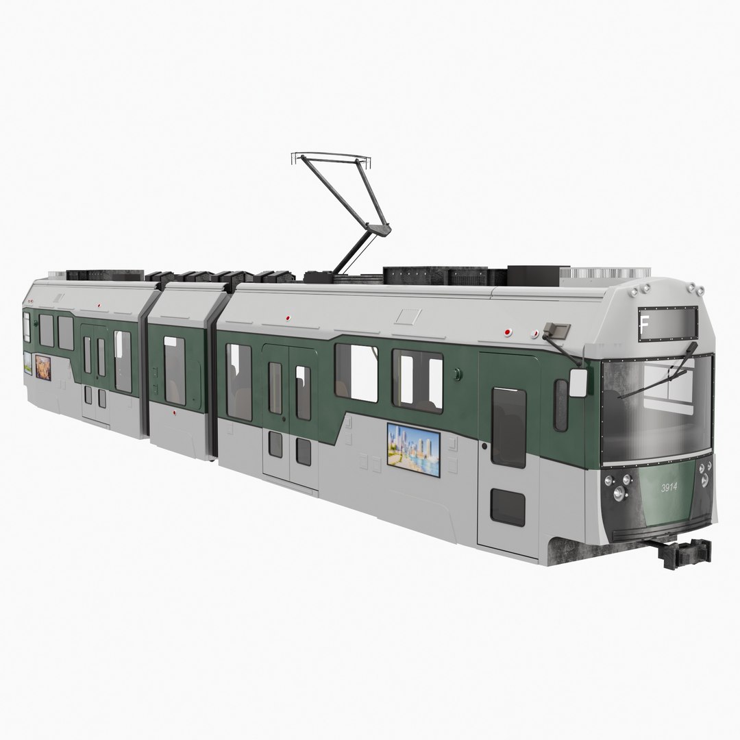 Boston New Green Line T Train 3D Model - TurboSquid 1968061