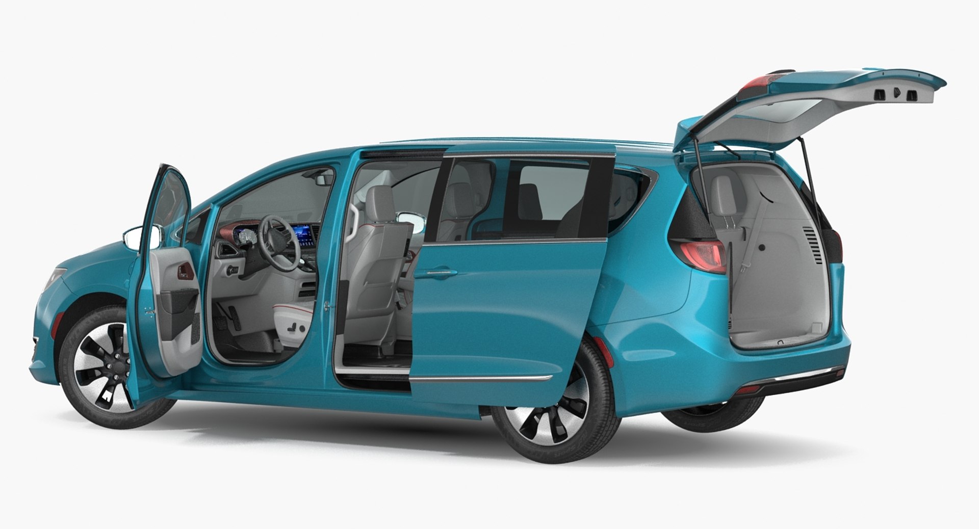 3D Hybrid Generic Minivan Rigged - TurboSquid 1332771