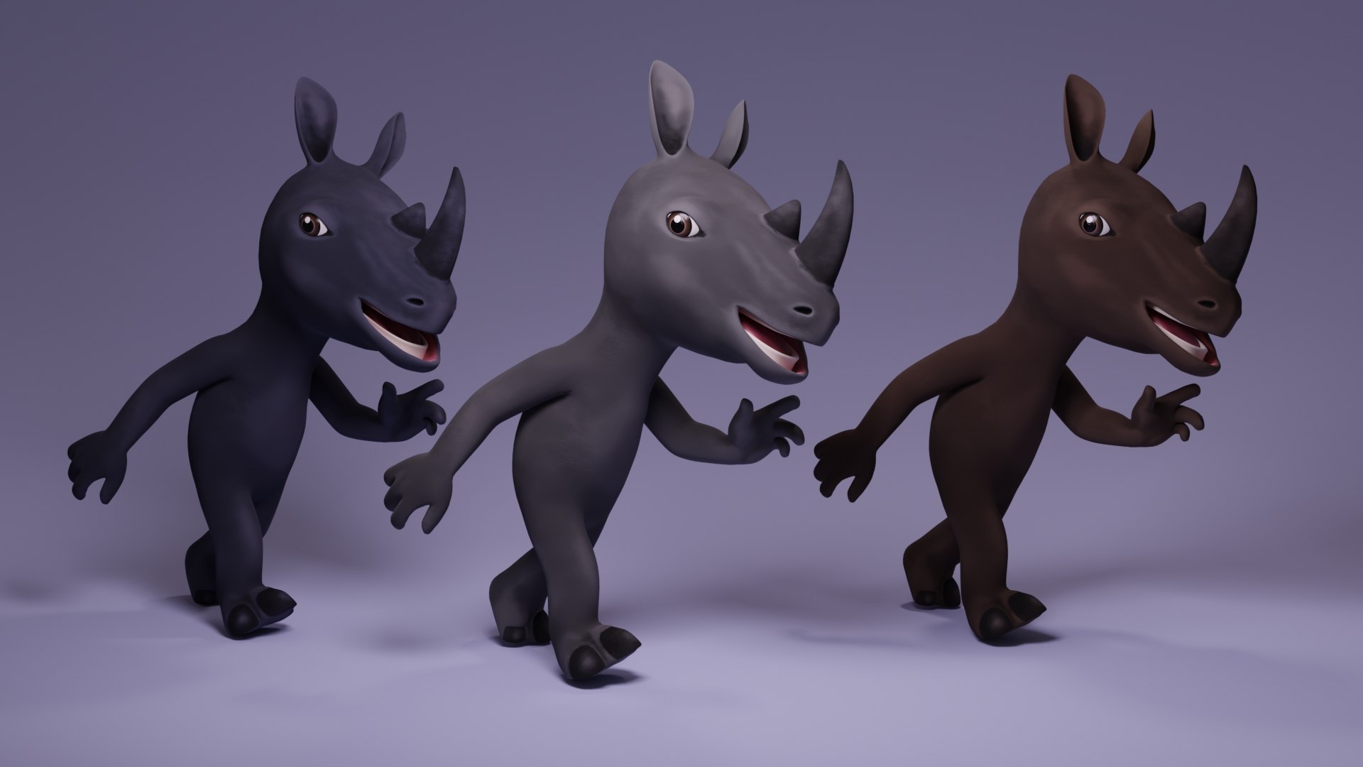 3D rigged toon humanoid animation model - TurboSquid 1602117