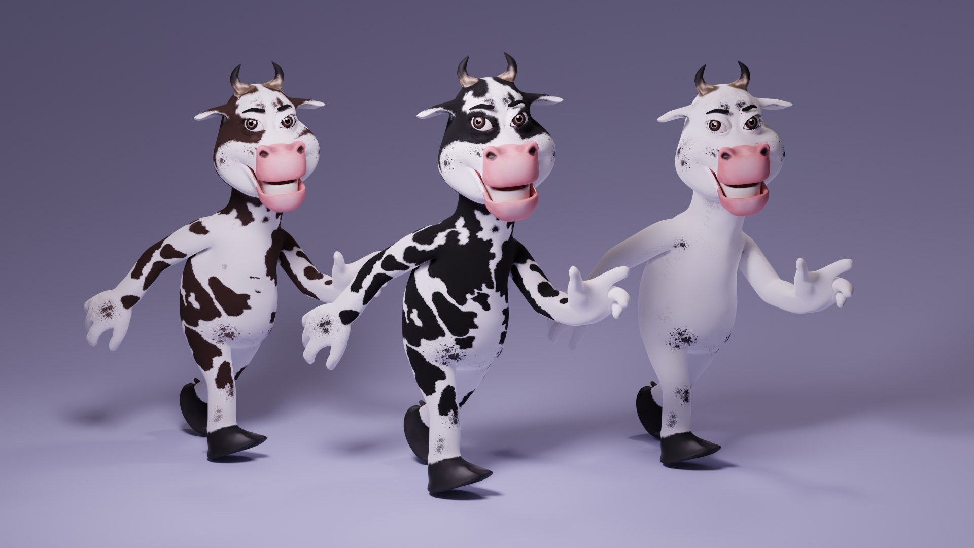 3D rigged toon humanoid animation model - TurboSquid 1602117