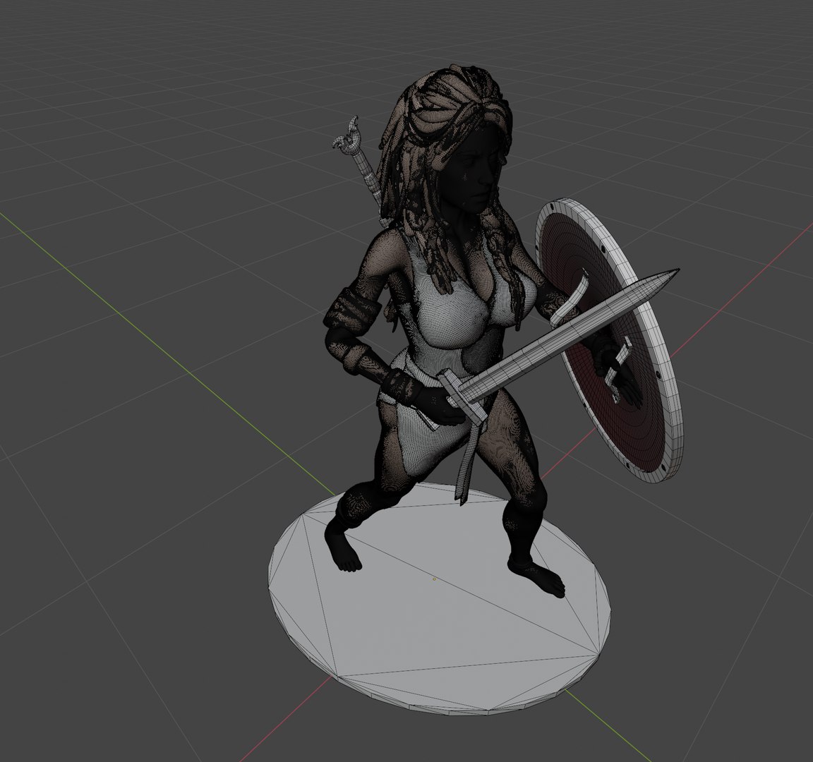 3D Warrior Goddess - TurboSquid 2434286