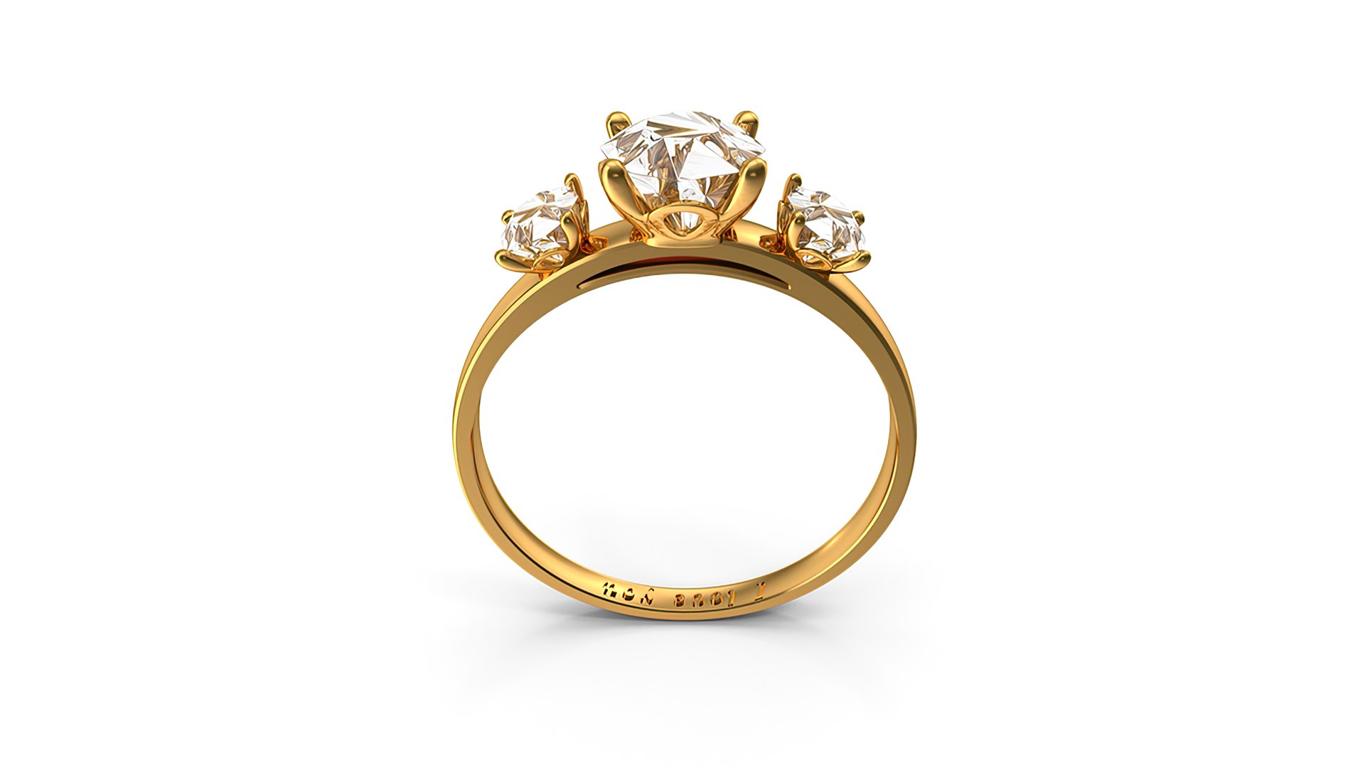 Diamond Ring 3D Model - TurboSquid 2254484