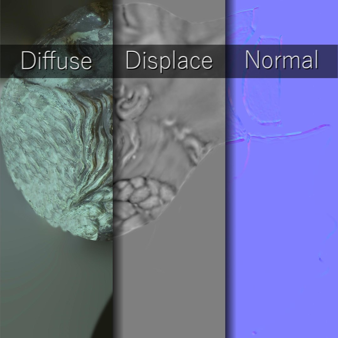 3d Bas Relief Woman Face Model