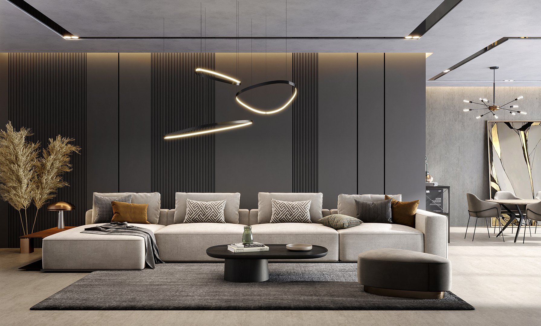 Interior Living Room Scene 30 Model - TurboSquid 2195300