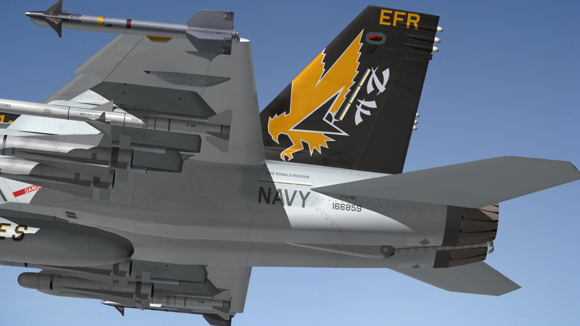 F18 Super Hornet Eagles 3D Model - TurboSquid 1752952