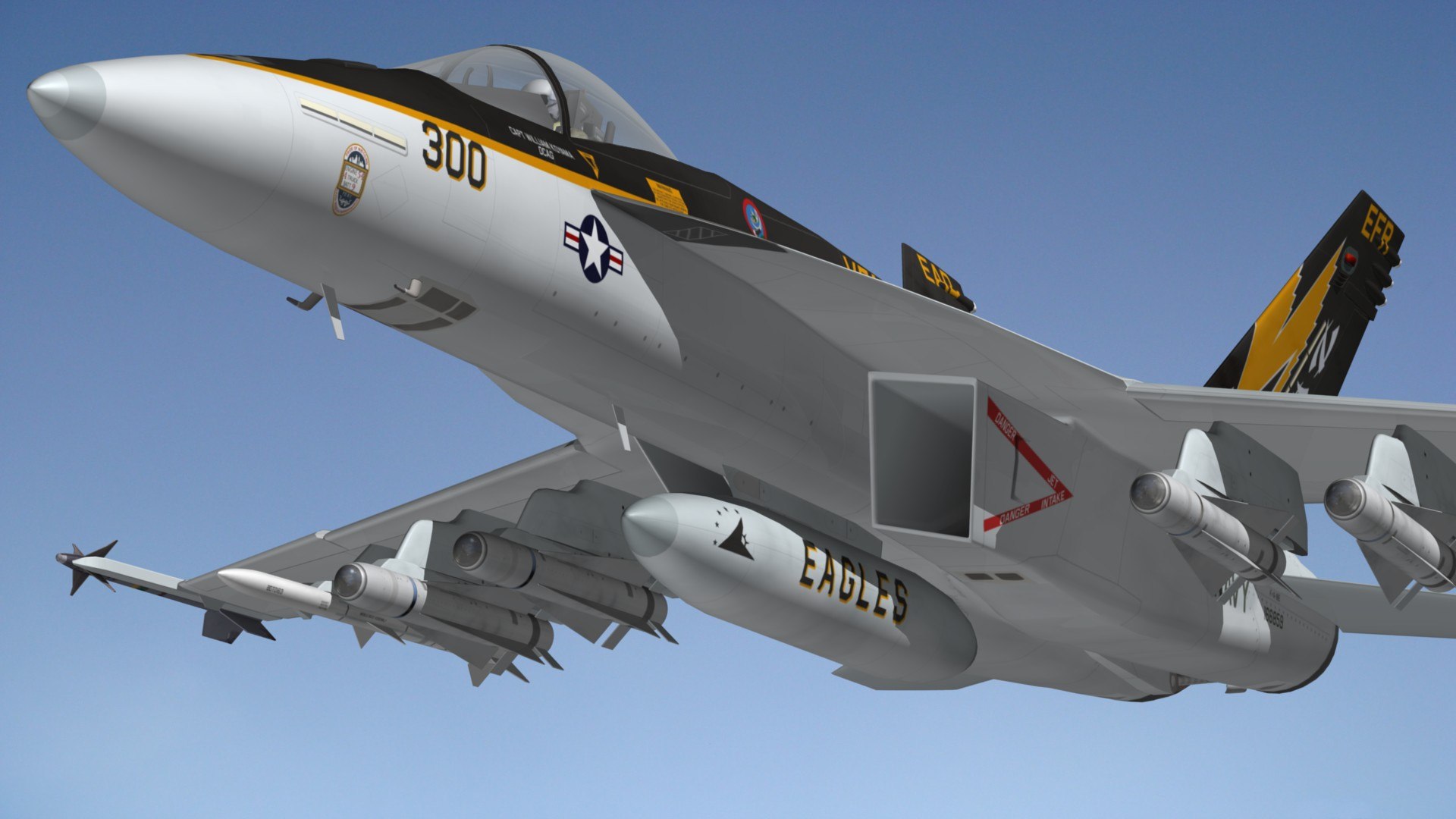 F18 Super Hornet Eagles 3D Model - TurboSquid 1752952