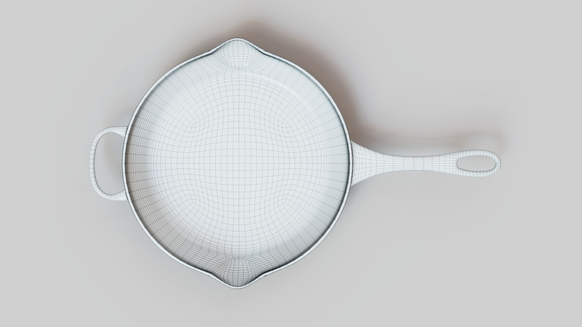 Realistic Cast Iron Grill Pan 3D model 3D model - TurboSquid 2053728
