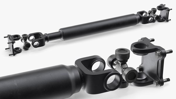 modelo 3d Vista despiezada del conjunto del eje de transmisión ...