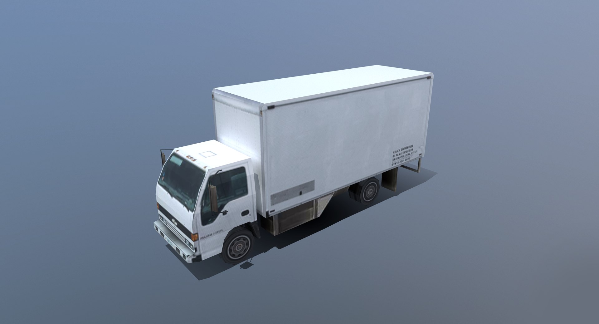 Modern Cargo Truck 3d Model