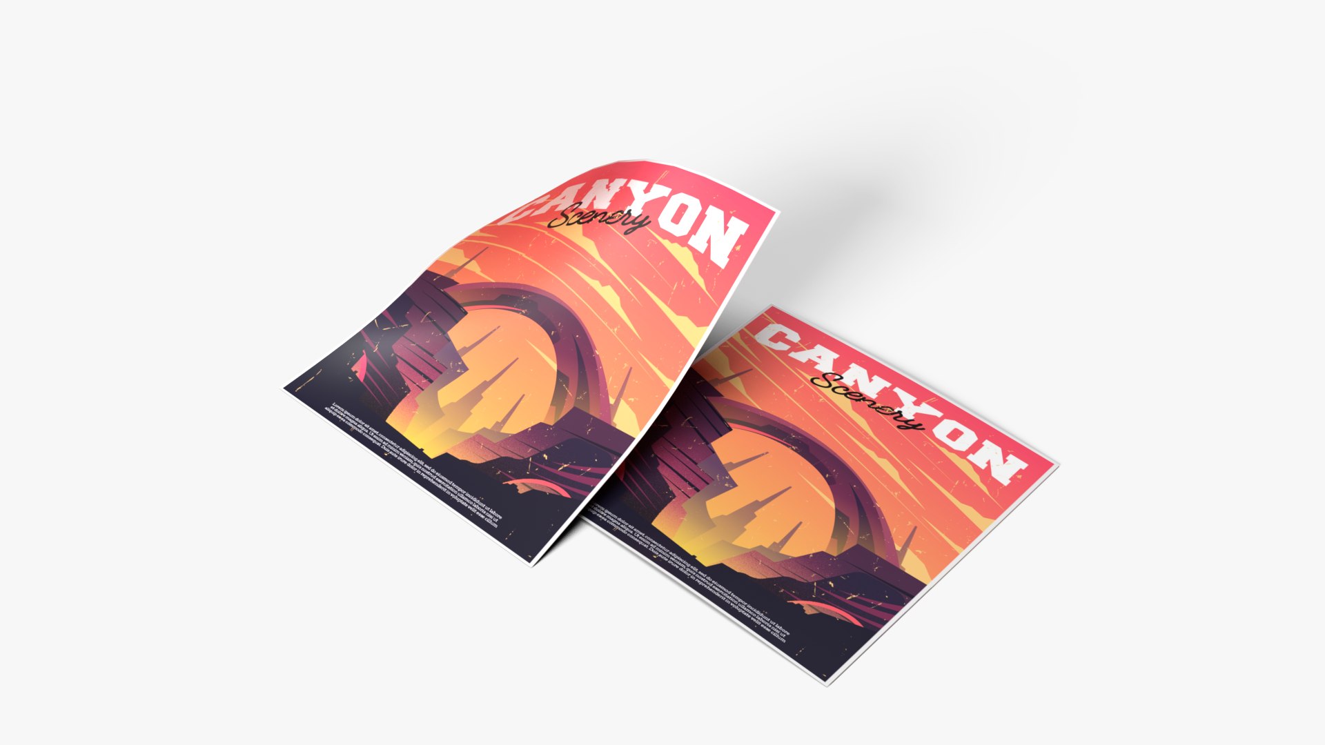 Flyer Design 3D Model - TurboSquid 1506034