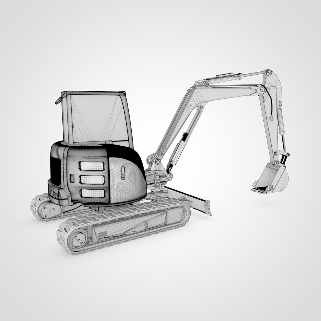 Hitachi Zaxis 55u Zx55u 3D - TurboSquid 1447815