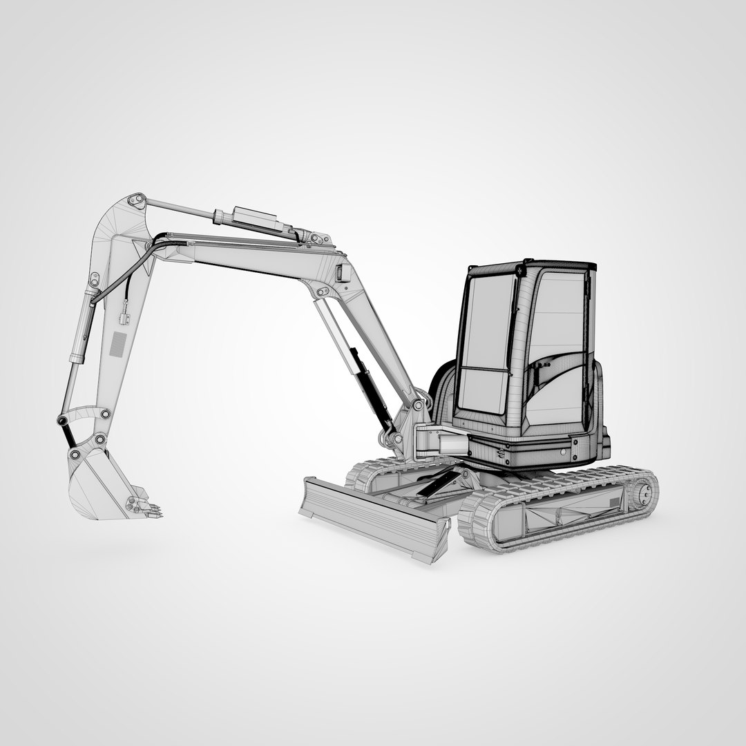 Hitachi Zaxis 55u Zx55u 3D - TurboSquid 1447815