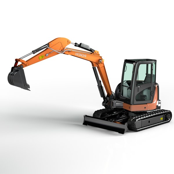3D hitachi zh210 hybrid excavator model - TurboSquid 1447137