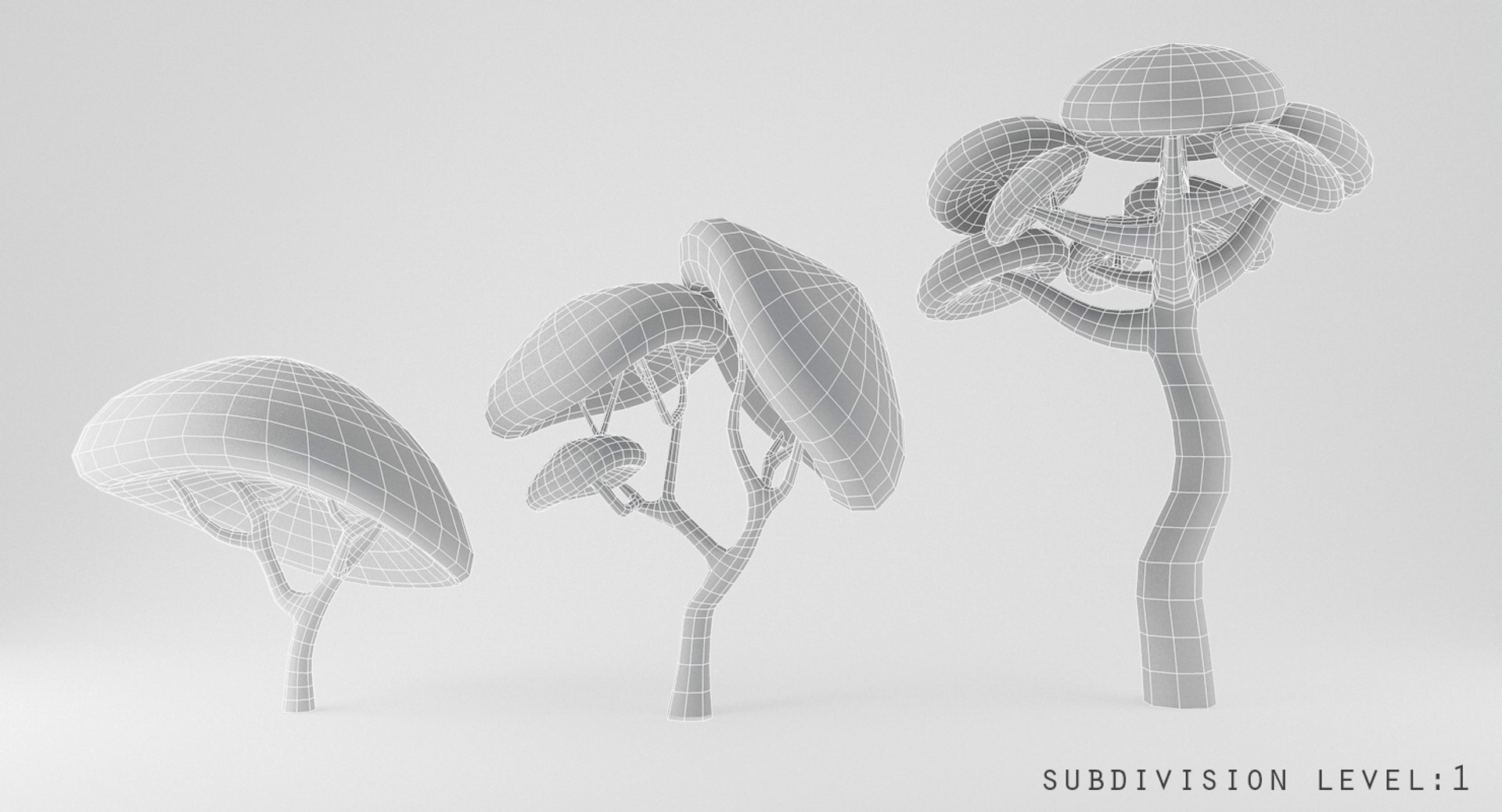 3d Toon Tree