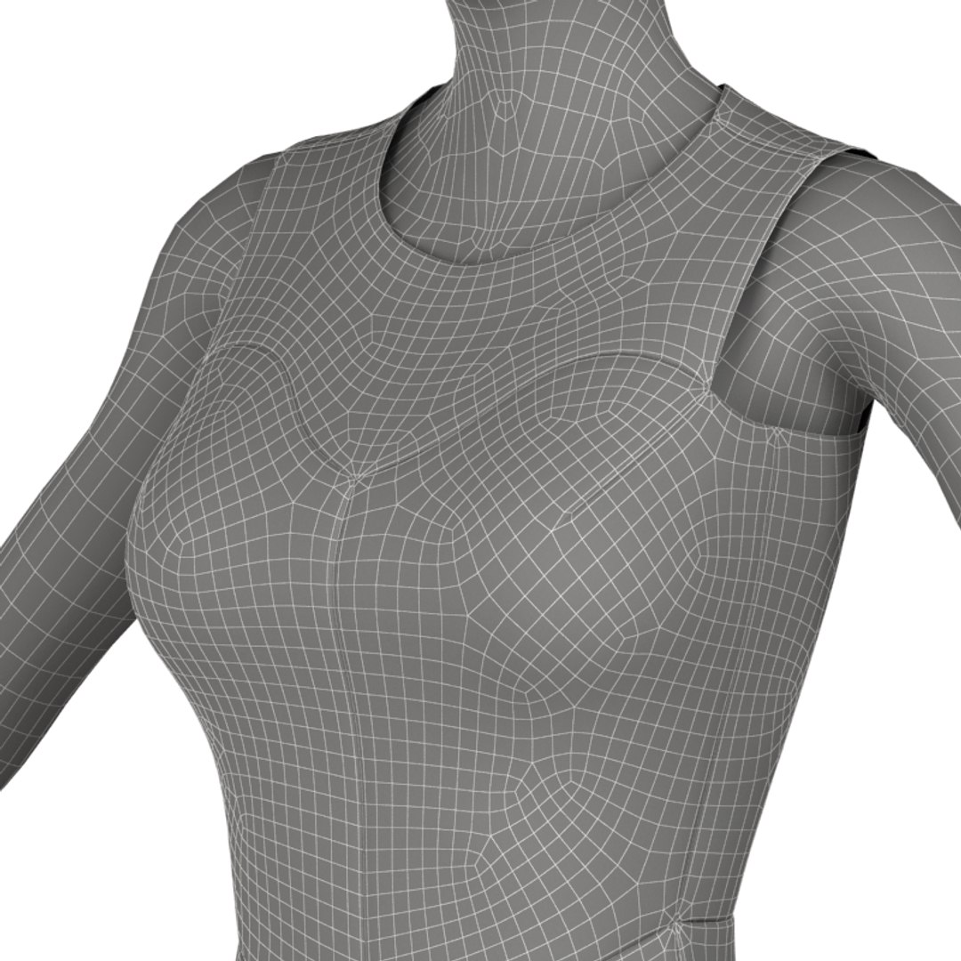 3d dress clothes model