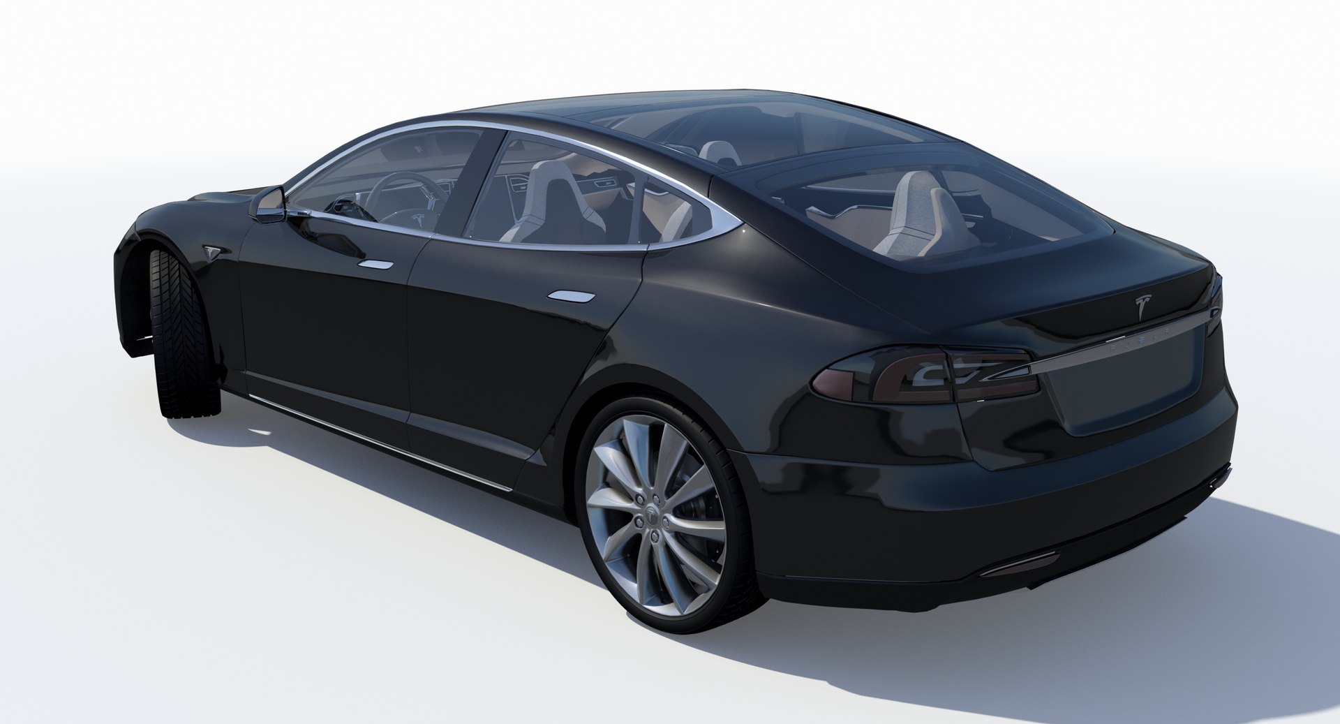 3d Tesla S Modelled