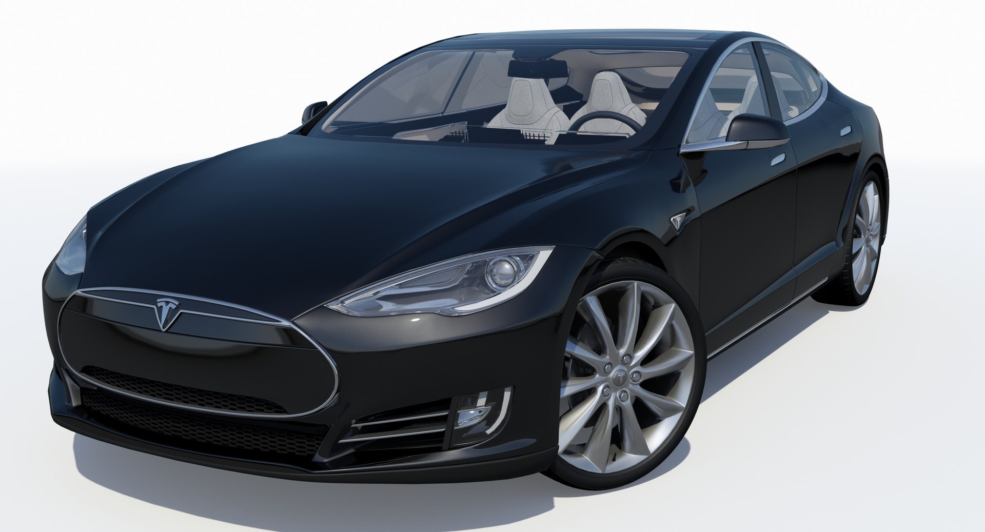 3d Tesla S Modelled