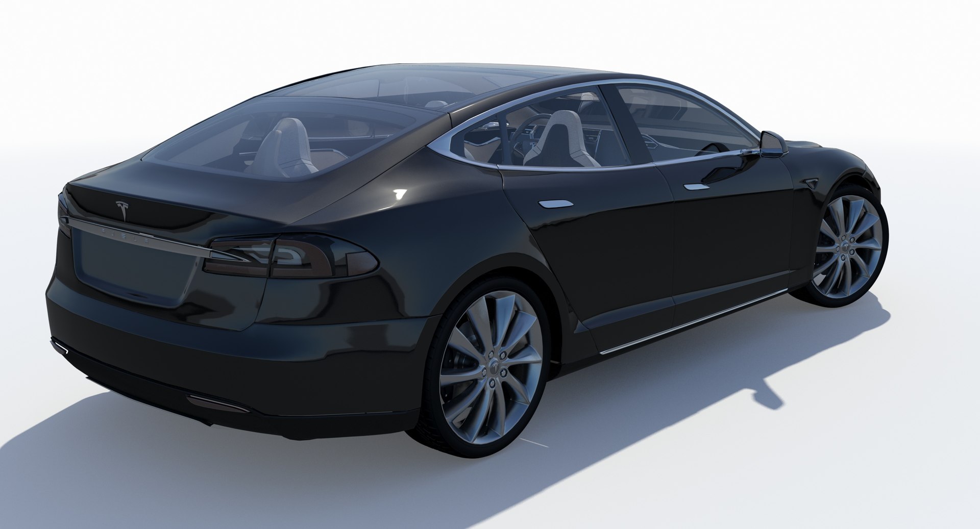 3d Tesla S Modelled