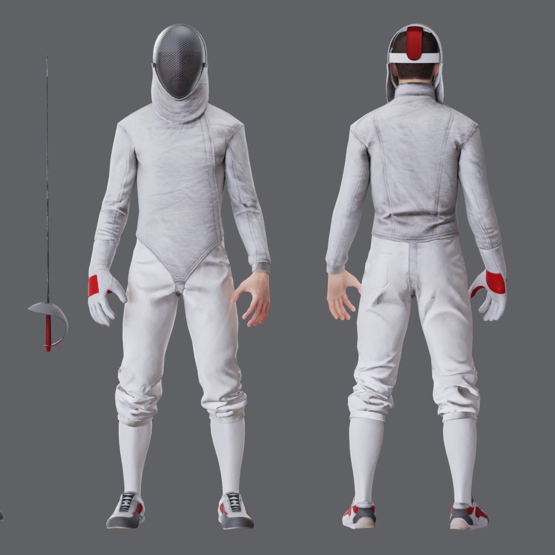 Fencer 3D - TurboSquid 1868550