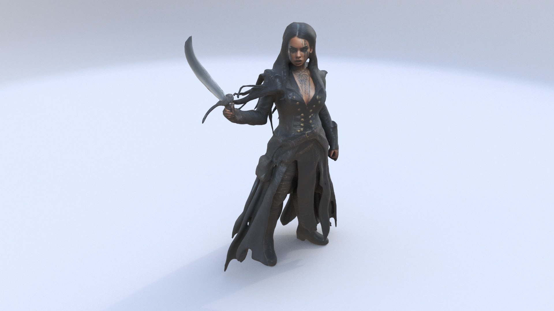 3D Model Pirate Widow Curse - TurboSquid 2336791