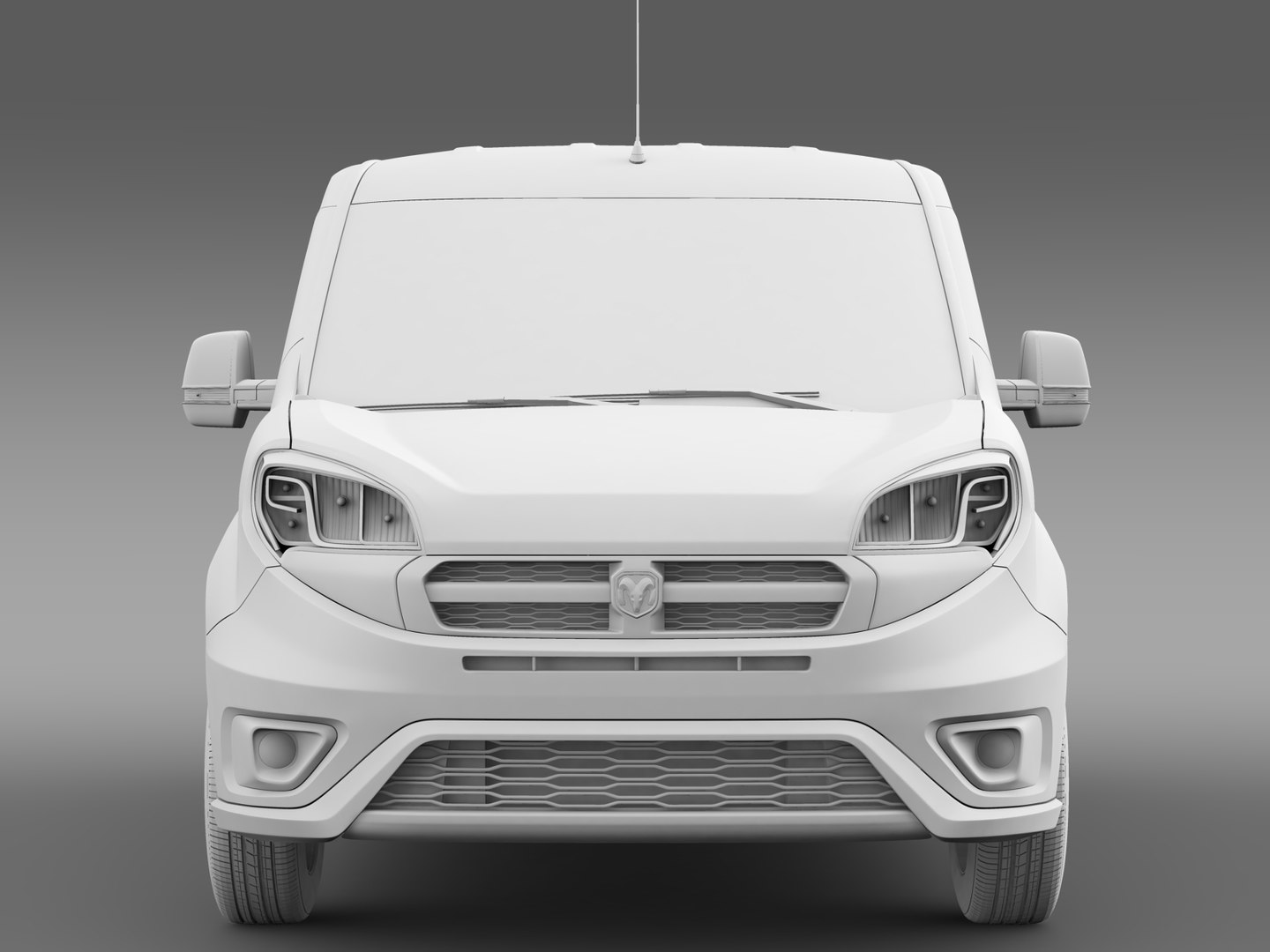 ram promaster city wagon 3d model