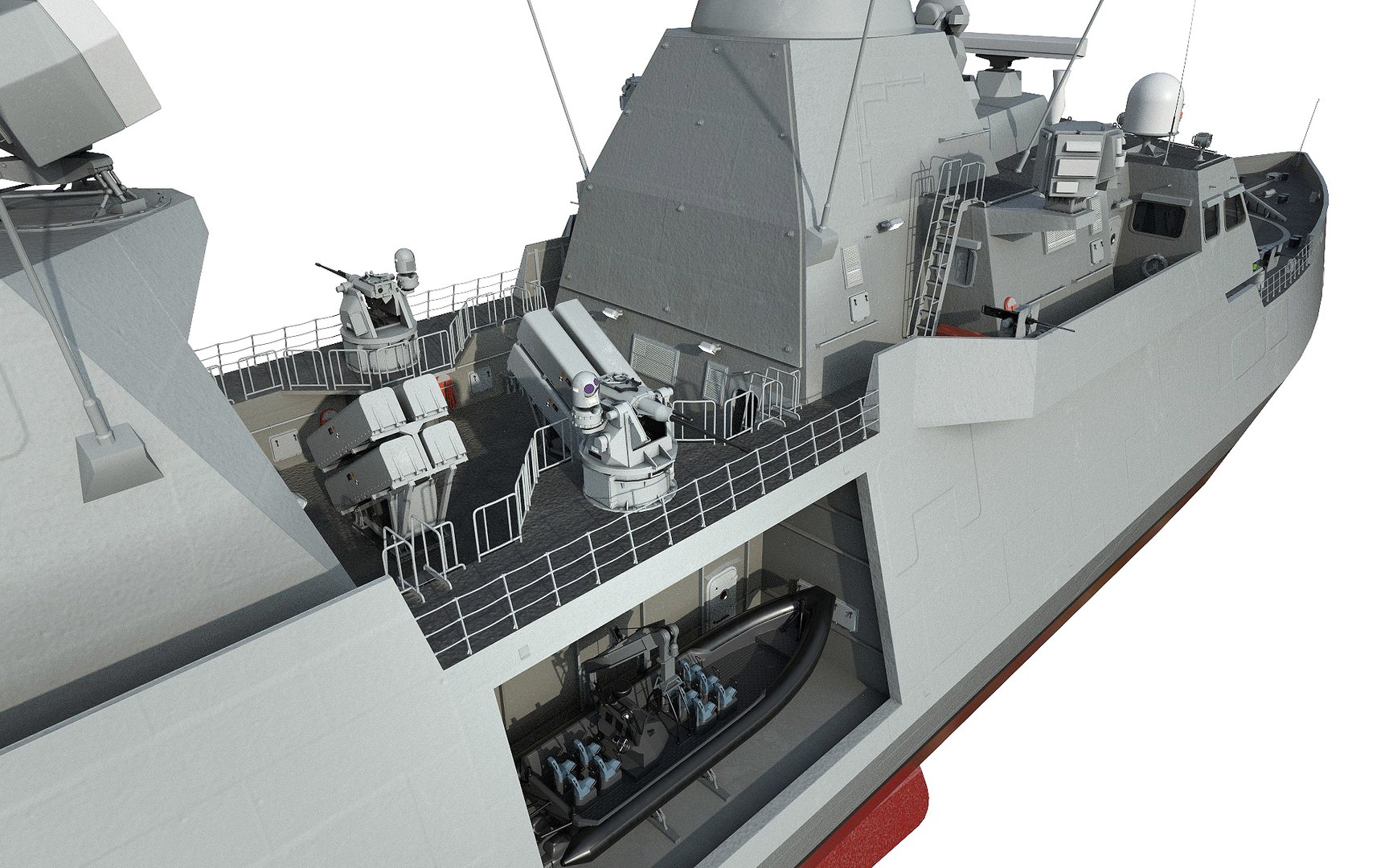 Frigate 3D Model - TurboSquid 2064795