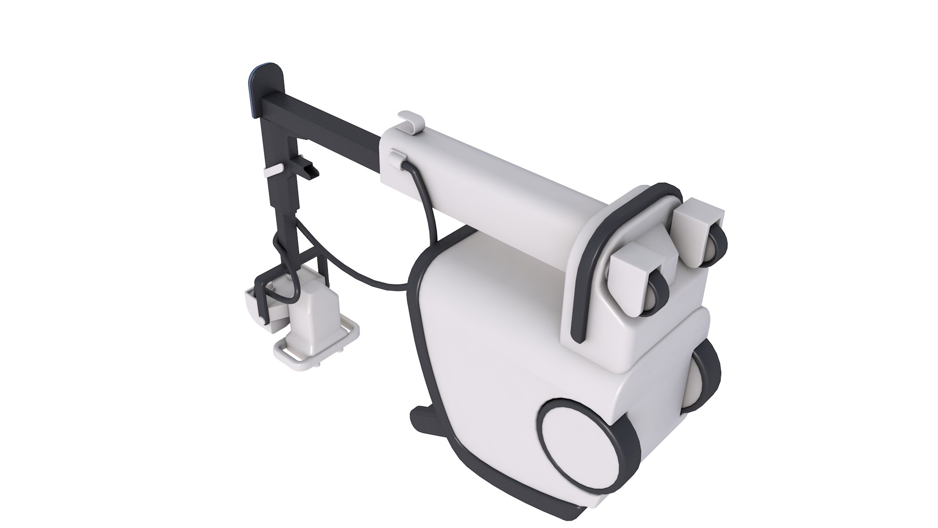 Samsung GM85 AccE Diagnostic X-Ray Unit Posed 3D model - TurboSquid 2145977