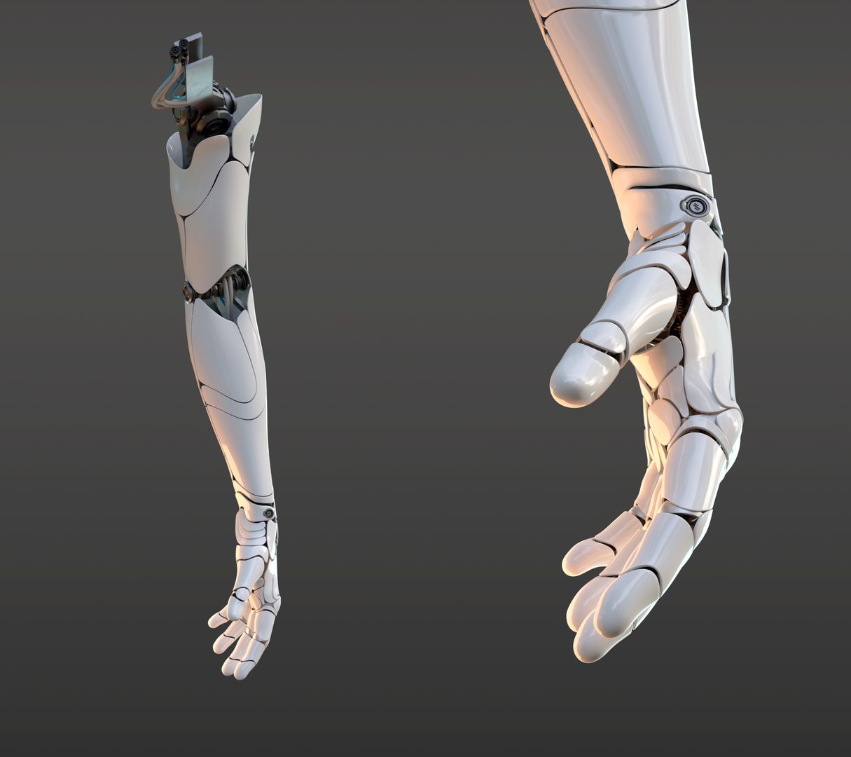 Robotic Hand Model - TurboSquid 1605002