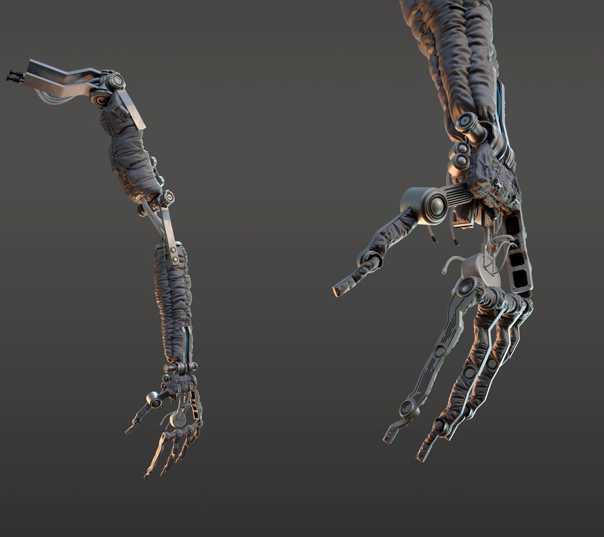Robotic Hand Model - TurboSquid 1605002