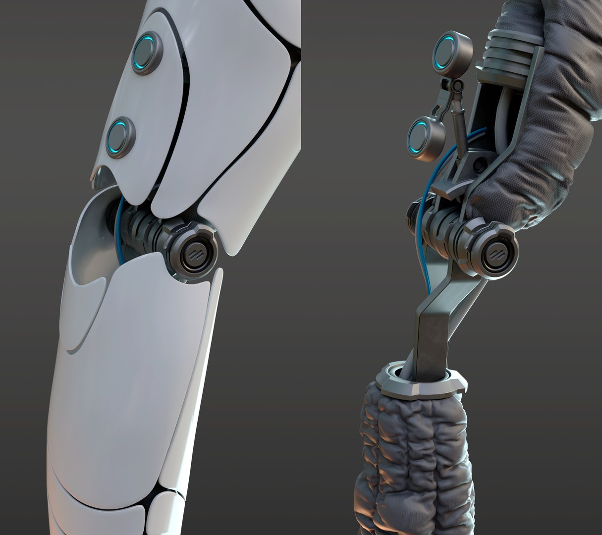 Robotic hand model - TurboSquid 1605002