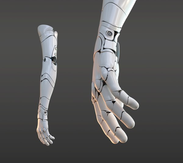 Robotic hand model - TurboSquid 1605002
